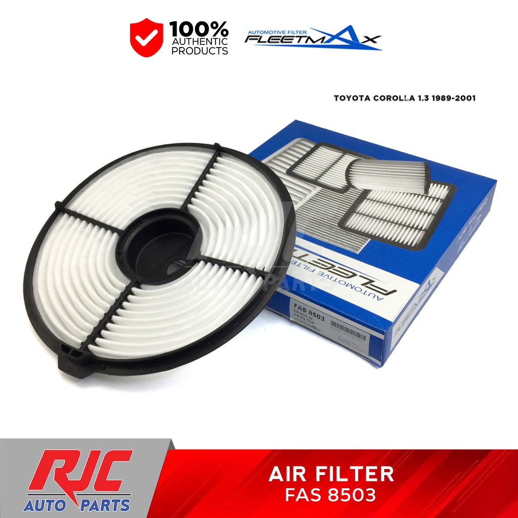 Fleetmax Air Filter For Toyota Corolla 1.3 1989 - 2001 FAS8503 FAS 8503 ...