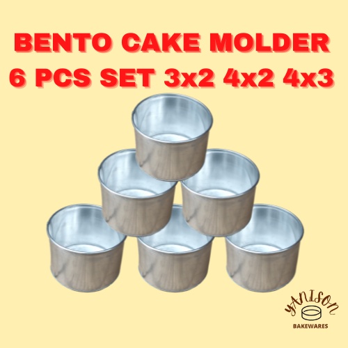 6pcs Bento Cake Molder Set / Bento Cake Molder / Bento Molder / Mini ...