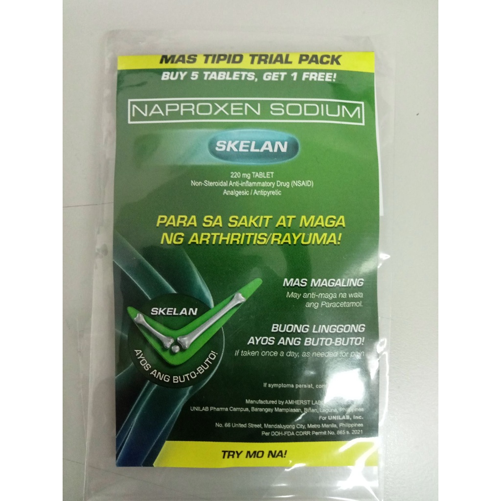 Skelan 220mg Tablet 5+1 Pack | Shopee Philippines