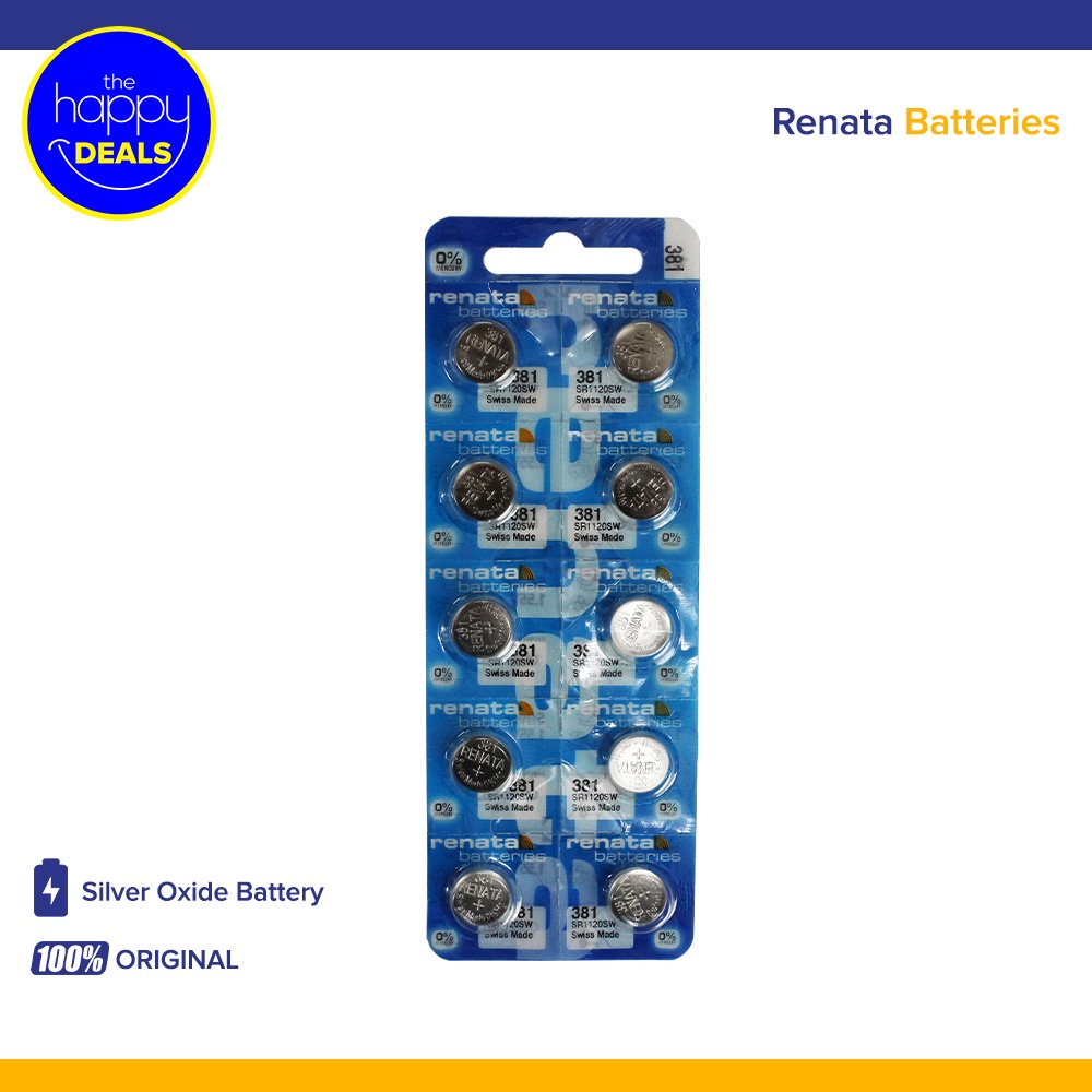 Renata 381 (SR1120SW) Watch & PC Batteries Per Pack | Shopee Philippines