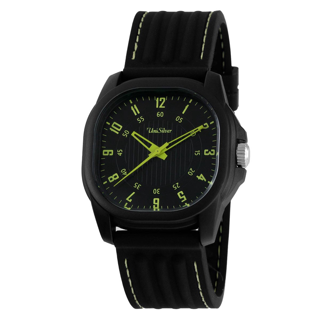 UniSilver TIME Men's Analog Black/Green KW4776-1003 Watch | Shopee ...