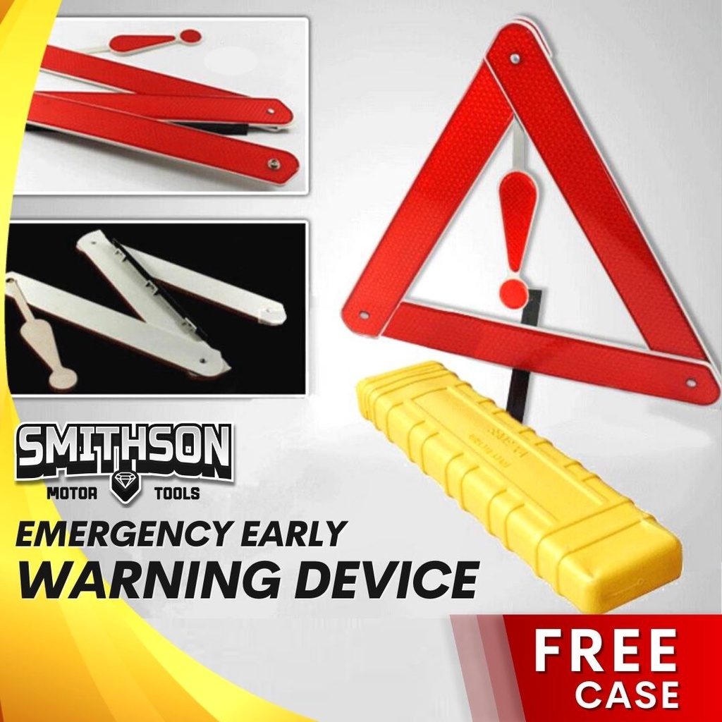 Smithson Warning Device with FREE Storage Box Foldable Emergency Road ...