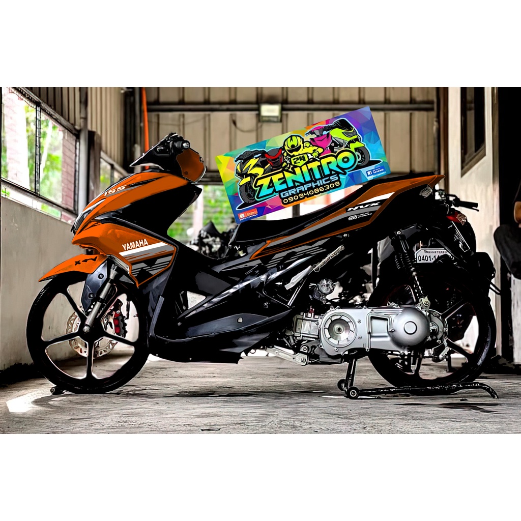 NVX 155 DECALS FOR MALAYSIAN X THAILAND CONCEPT FOR ORANGE(AEROX V1 ...