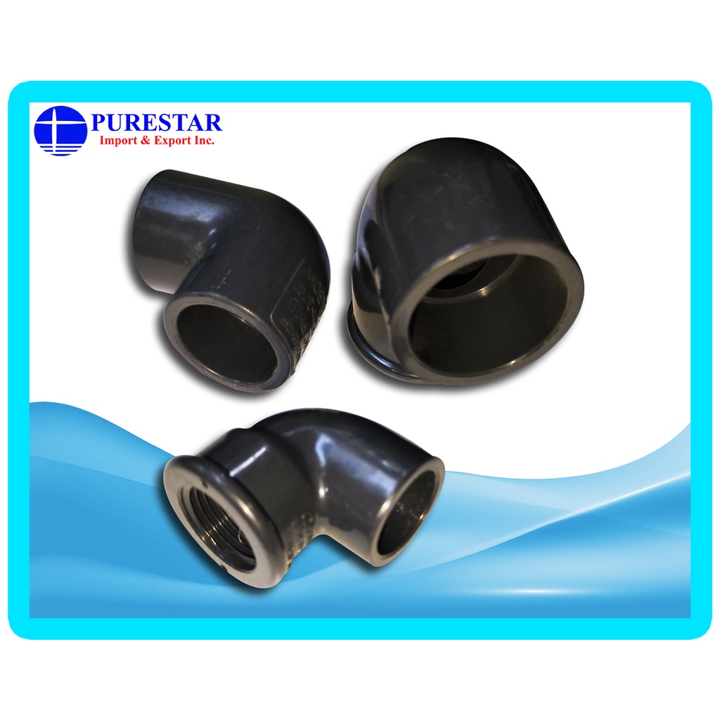 UPVC Elbow Threaded (1", 3/4", 1/2") | Shopee Philippines