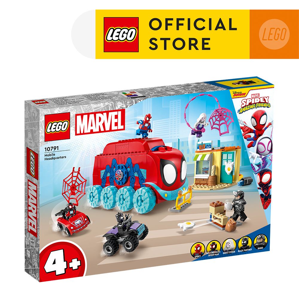 LEGO® Spidey 10791 Team Spidey's Mobile Headquarters, Age 4+, Building ...