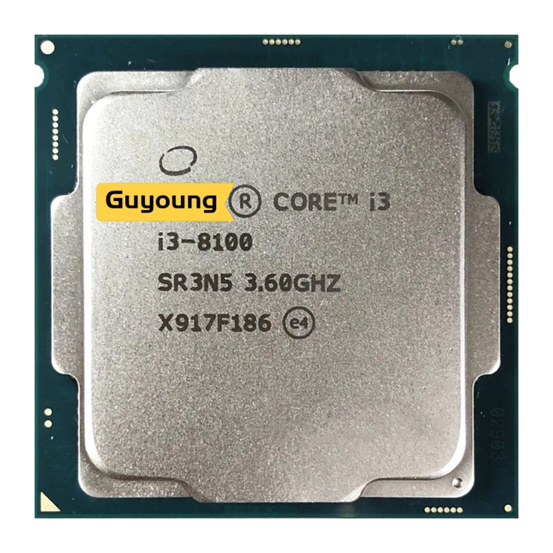 Core i3 8series Processor I3 8100 I3-8100 CPU LGA 1151-land FC-LGA 14 ...