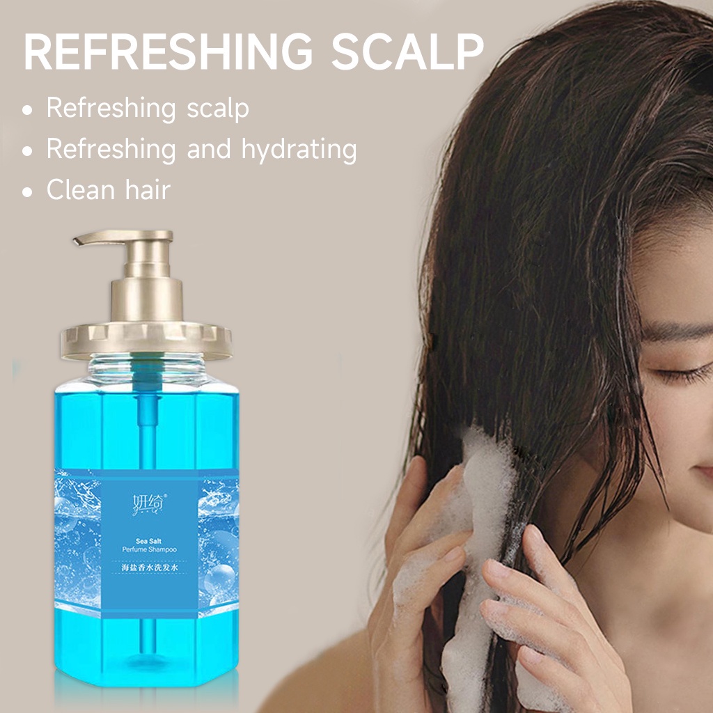 tikentrading# 500ML Sea Salt Shampoo Anti Dandruff for Scalp Itching Hair Treatm | Shopee ...