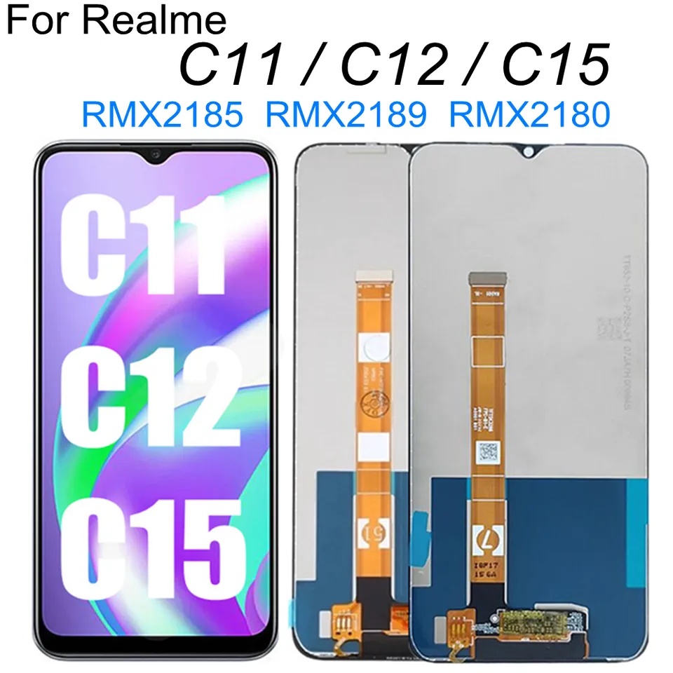OPPO Realme C11 A16K C12 C15 A15 A15S Narzo 30A A35 LCD Display Screen assembly replacement ...