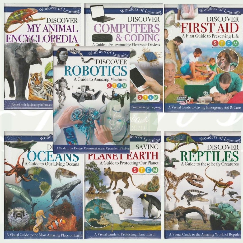 Wonders of Learning Children's Reference Books Set 2 | Shopee Philippines