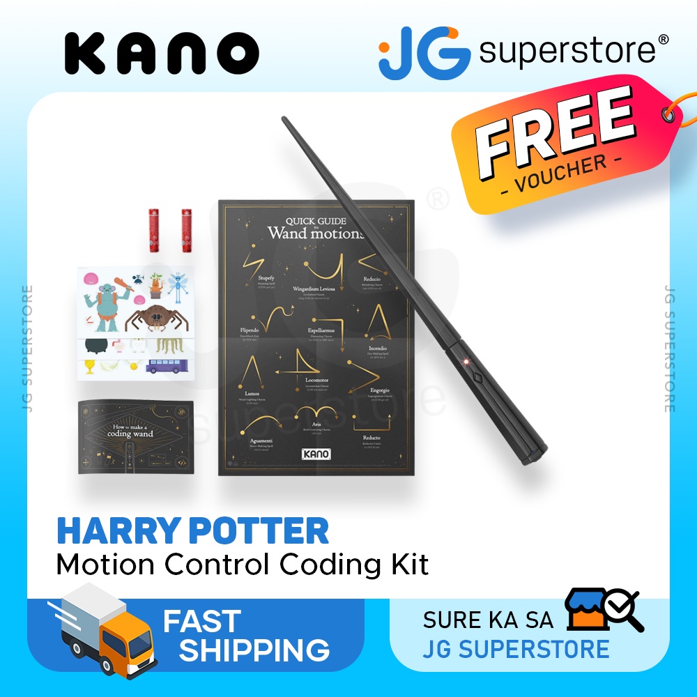 KANO Harry Potter Build a Wand Motion Control Coding Kit w/Mobile App ...