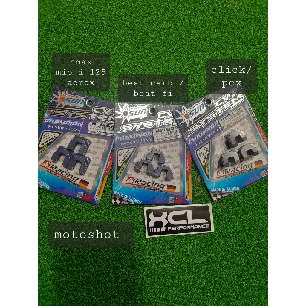 Sun Racing Slider piece for Click,Pcx,Nmax,Mio i 125, Aerox, Beat carb ...