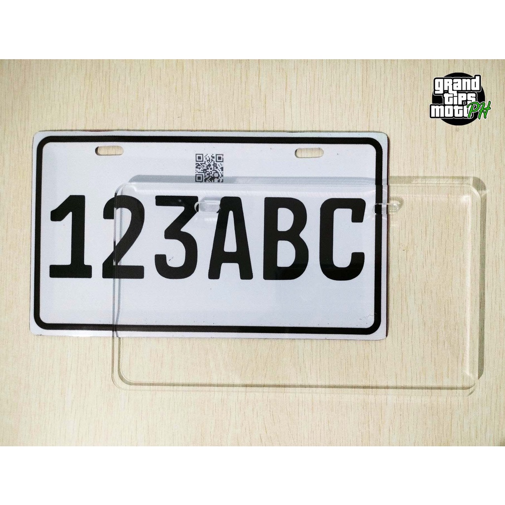 Motorcycle Plate Number Cover - New LTO Standard Size - makapal - iwas ...