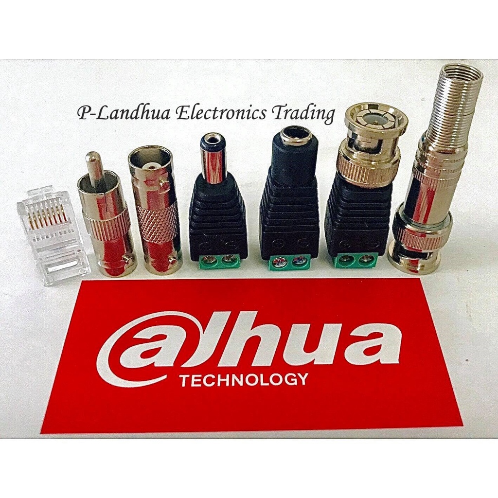 CCTV Connectors and Fittings BNC/DC Male/DC Female/Coupler/RJ45 ...
