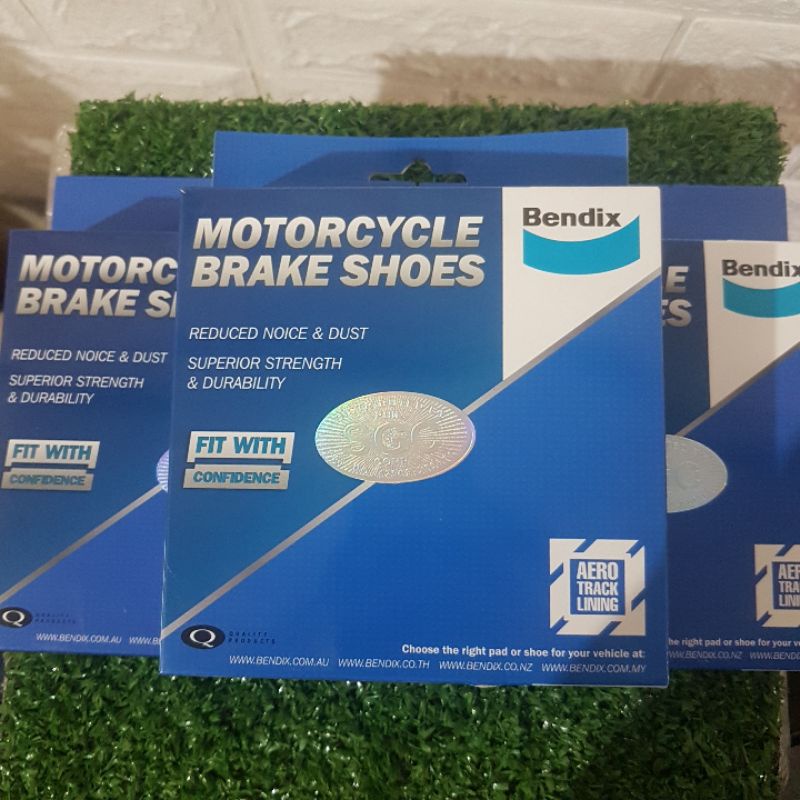 Bendix Motorcycle Brake Shoe w/spring and canal (Original) | Shopee ...