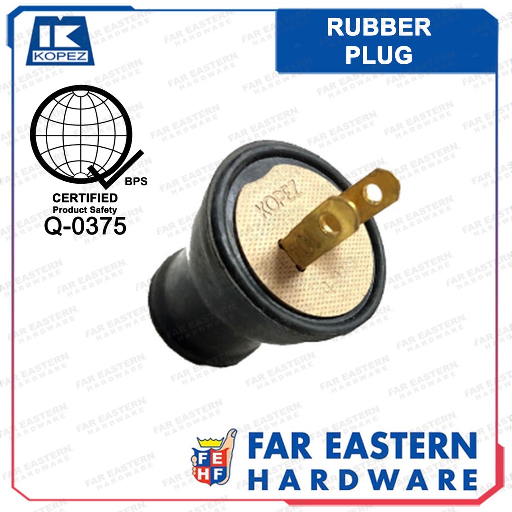 KOPEZ Electrical Rubber Plug Heavy Duty | Shopee Philippines