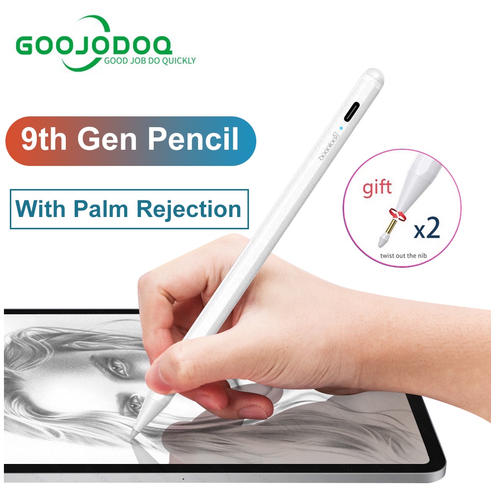 Goojodoq GD9 9th Stylus Pen for ipad Pencil 1st 2 10th 7th 6th 8th Gen ...