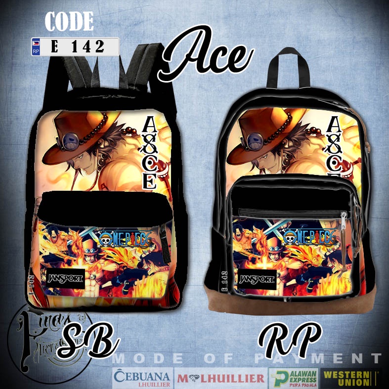 Gawang Bataan Backpack One Piece ACE SABO Design | Shopee Philippines