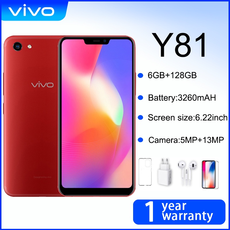 Vivo Y81 6GB RAM 128GB ROM 6.22 Full screen 3260mAh Battery original vivo smartphone 13MP HD ...