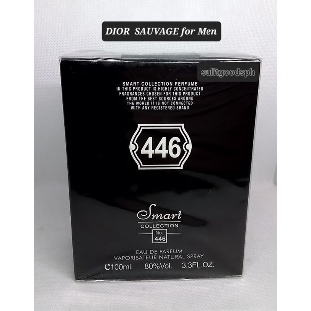 SMART COLLECTION PERFUME NO. 446 FOR MEN 100 ML EDP | Shopee Philippines