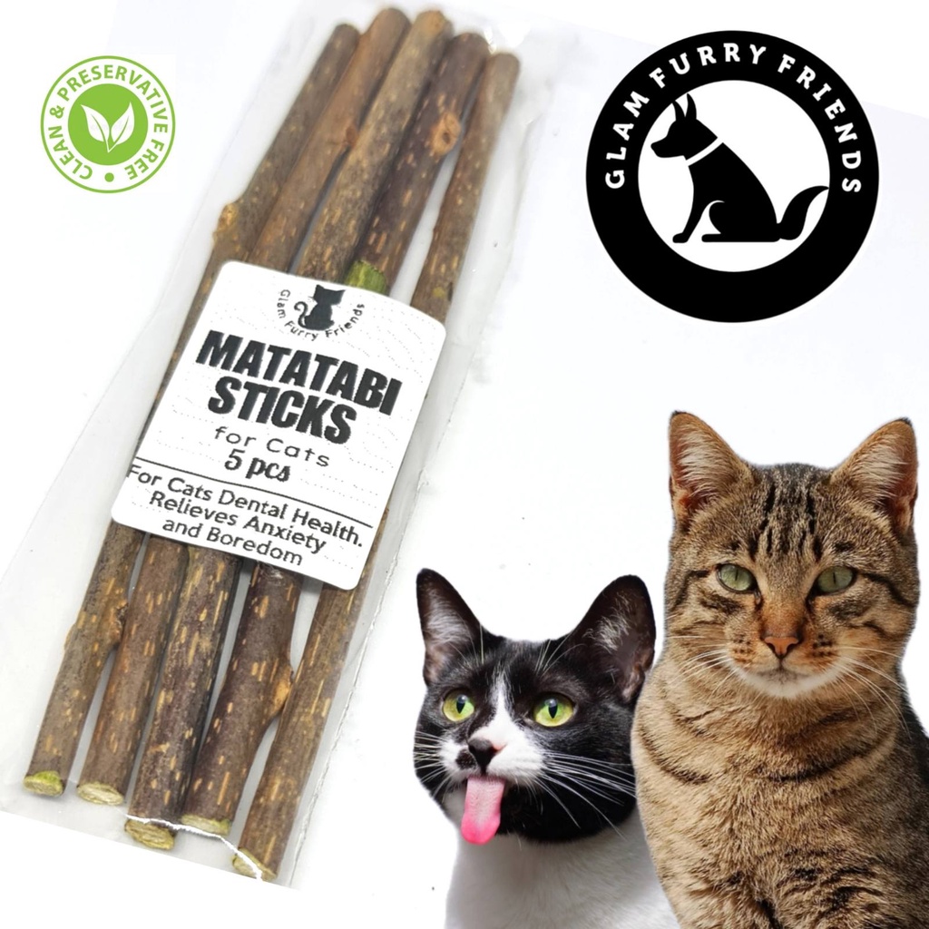 Matatabi Chew Sticks SMALL /LARGE All Natural Silvervine Cat Toy and ...