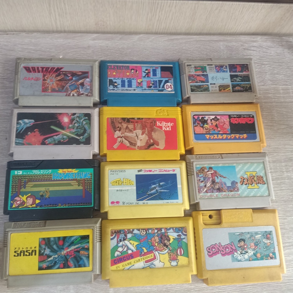 Famicom Nintendo NES game cartridge per piece - used | Shopee Philippines