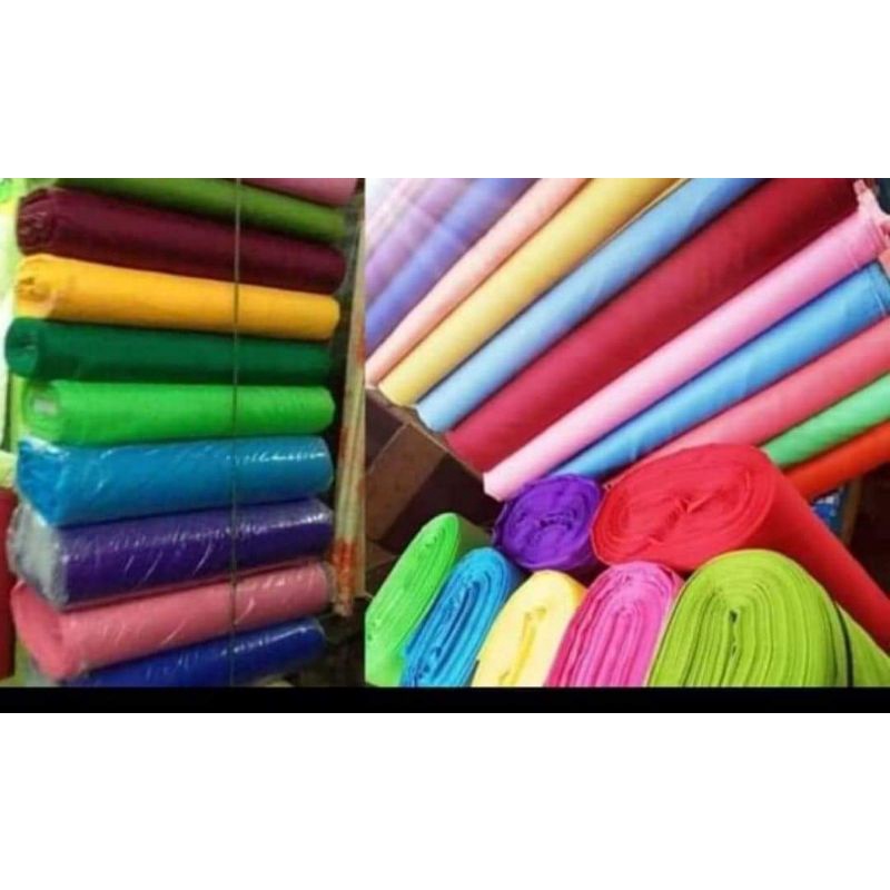 GEENA PONGEE PLAIN TELA 60 WIDTH SOLD PER YARD | Shopee Philippines