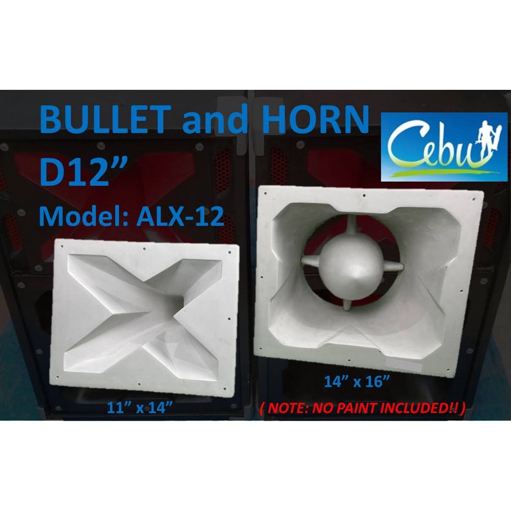 ALX-12 Thick Fiber Bullet and Horn Set Size D12 inches | Shopee Philippines