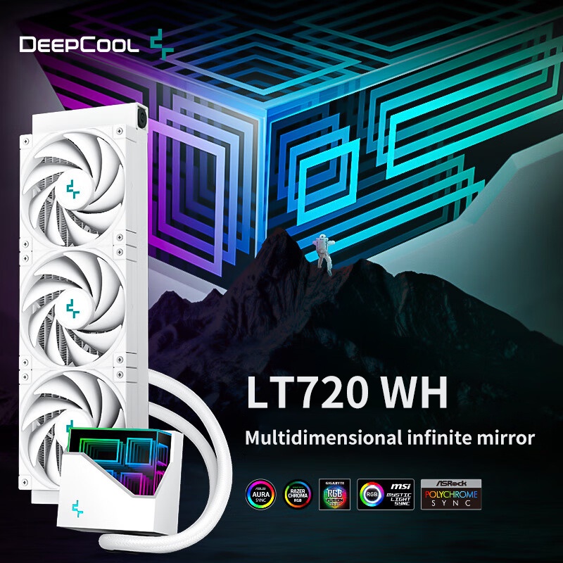 Deepcool LT720 WH LT520 WH CPU AIO Liquid Cooler White 360mm High ...