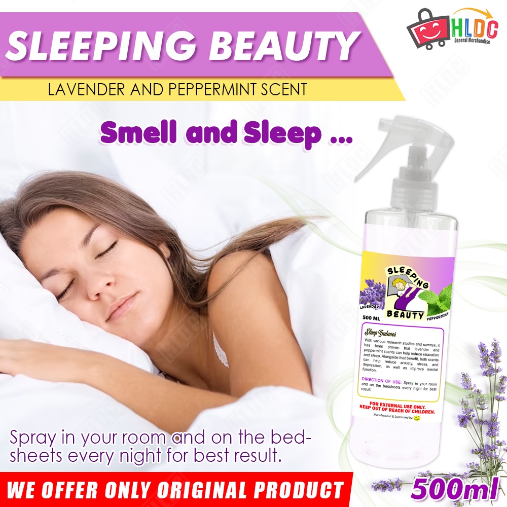 Sleeping Beauty Sleeping Inducer Spray 500ml ( Pampahimbing ng Tulog ) Lavender & Peppermint ...