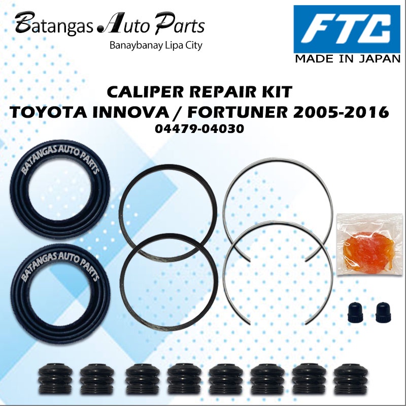 FTC CALIPER REPAIR KIT TOYOTA INNOVA 2005-2015 1SET FRONT | Shopee ...