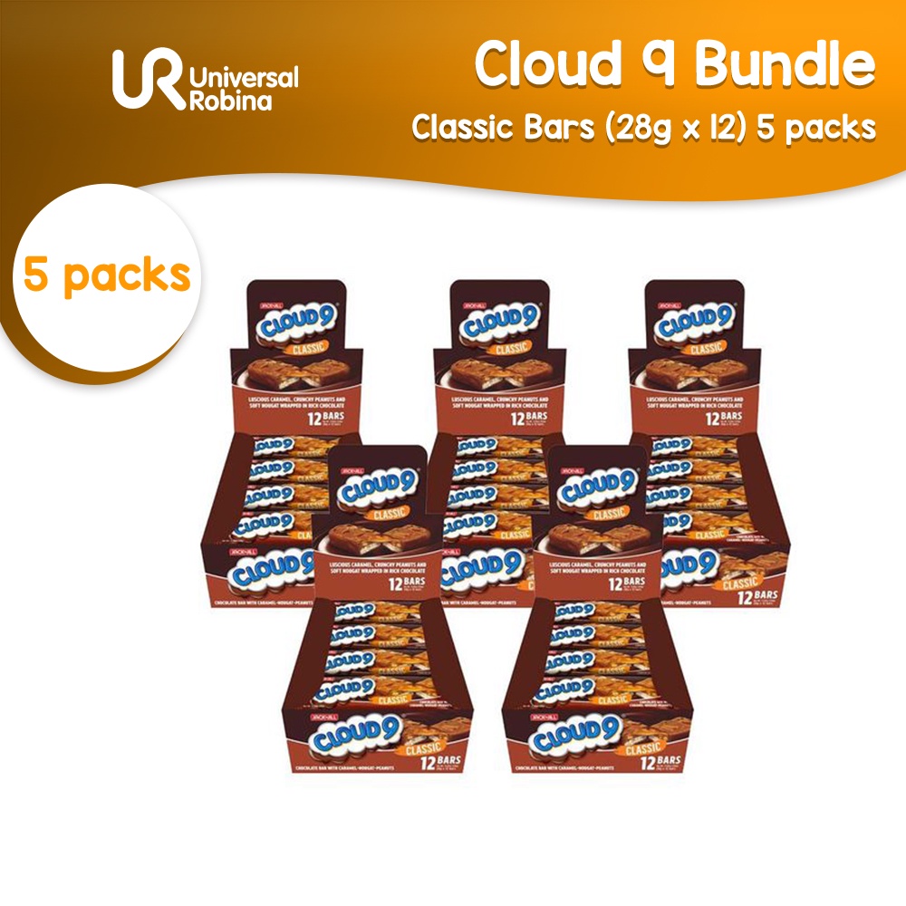 Cloud 9 Classic Chocolate Bars (28g x 12) - 5 Packs | Shopee Philippines