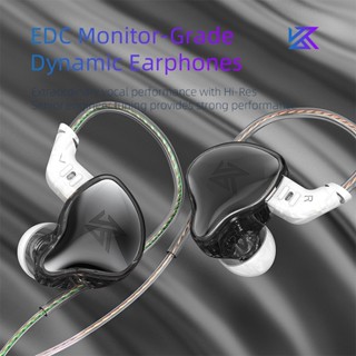 KZ EDC Dynamic Bass In-ear HIFI DJ Sports Headset Wired Stereo Noise ...