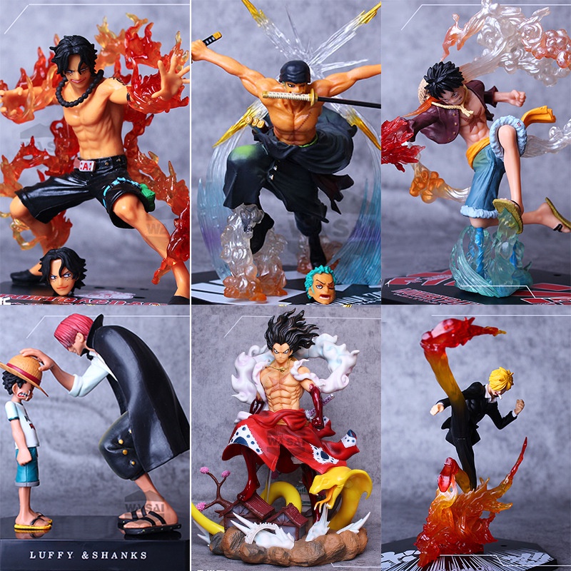 One Piece figure Firefist luffy Ace Zoro High quality Anime figure ...