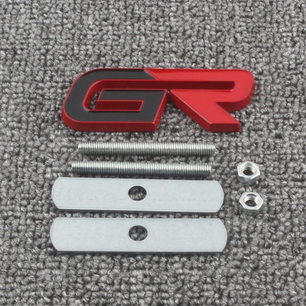 3D Car GR Sport Decal Front Hood Grille Emblem Badge for Toyota HV ...