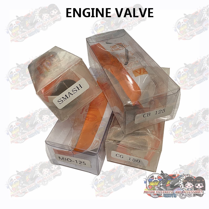 LJ Motorcycle engine valve c100, barako, smash, gy6 125, xrm, raider ...