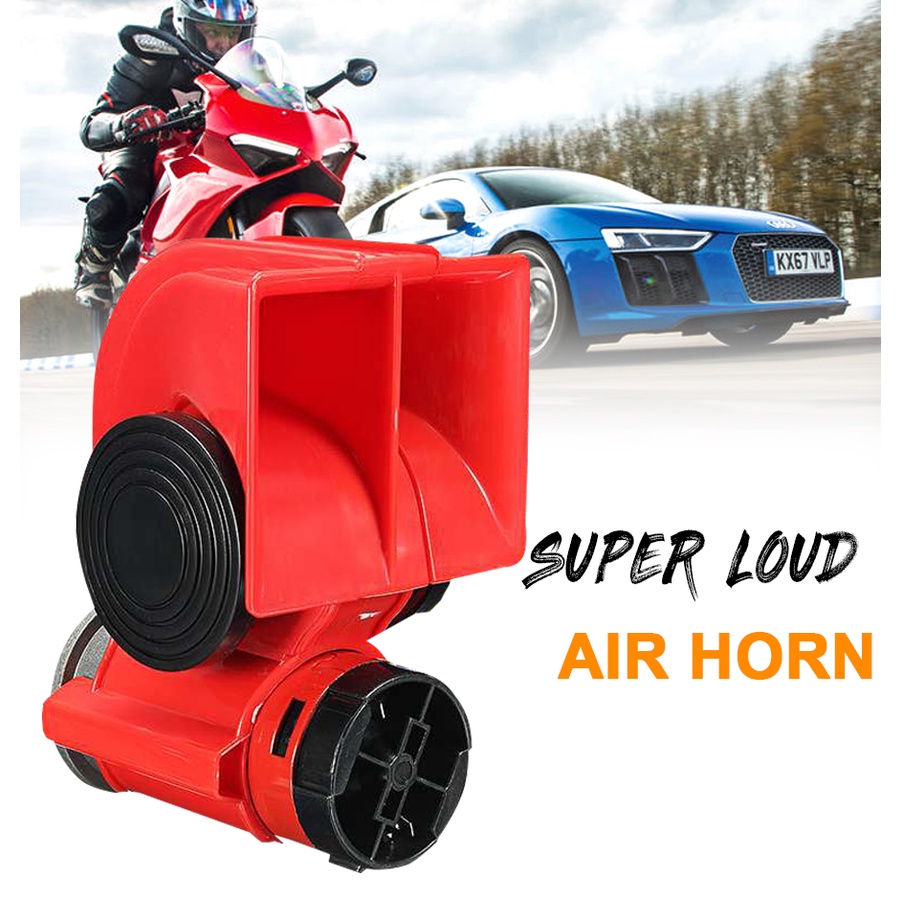 Compact Horn TWIN TONE AIR HORN 12V 125 DB Snail For Cars And ...