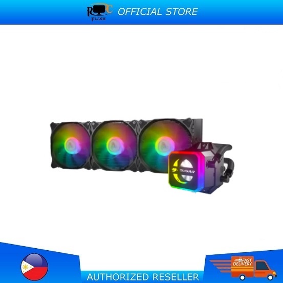 FAN /COOLERS COUGAR HELOR 360 AIO RGB CPU LIQUID COOLER (360MM RAD/3 ...