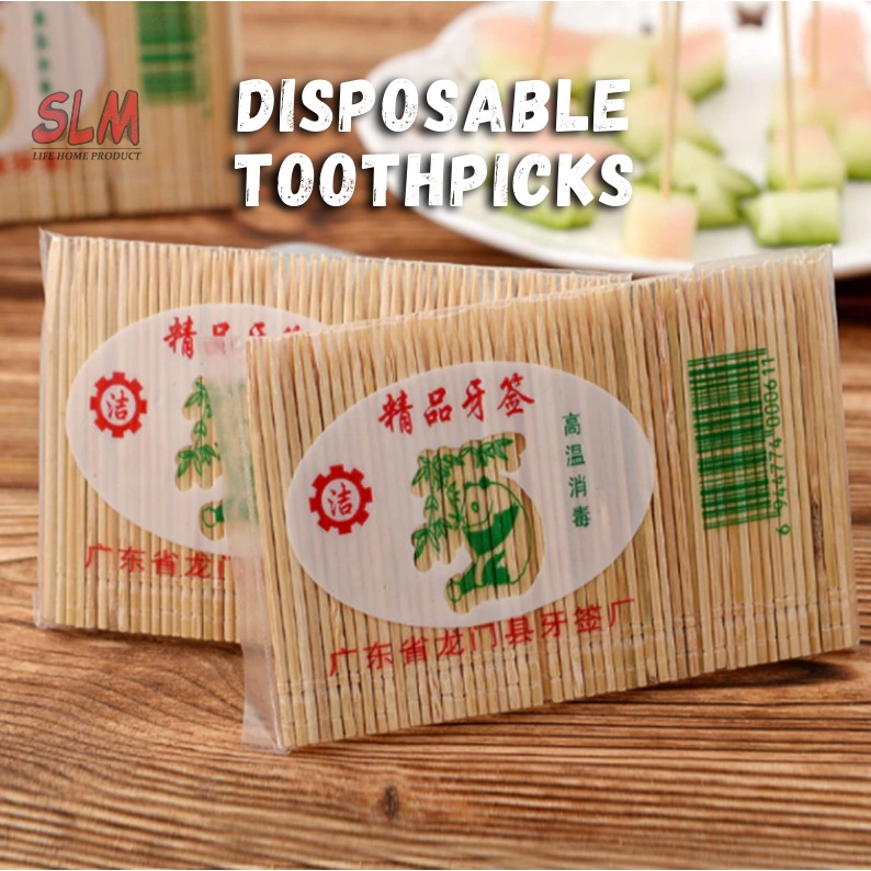 bamboo disposable dental picks oral care accessories natural bamboob ...