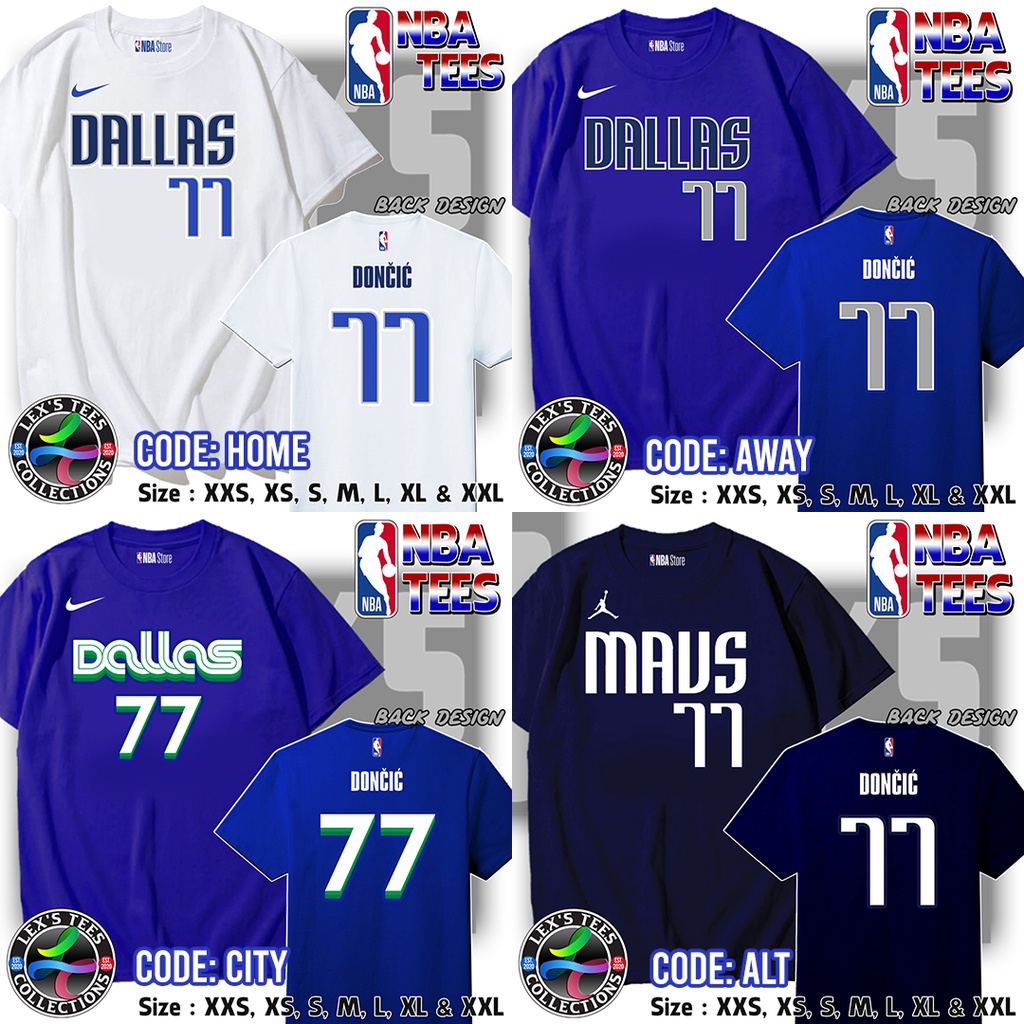 MAVERICKS Luka Doncic #77 Jersey Shirt | Lex'sTEES | Shopee Philippines
