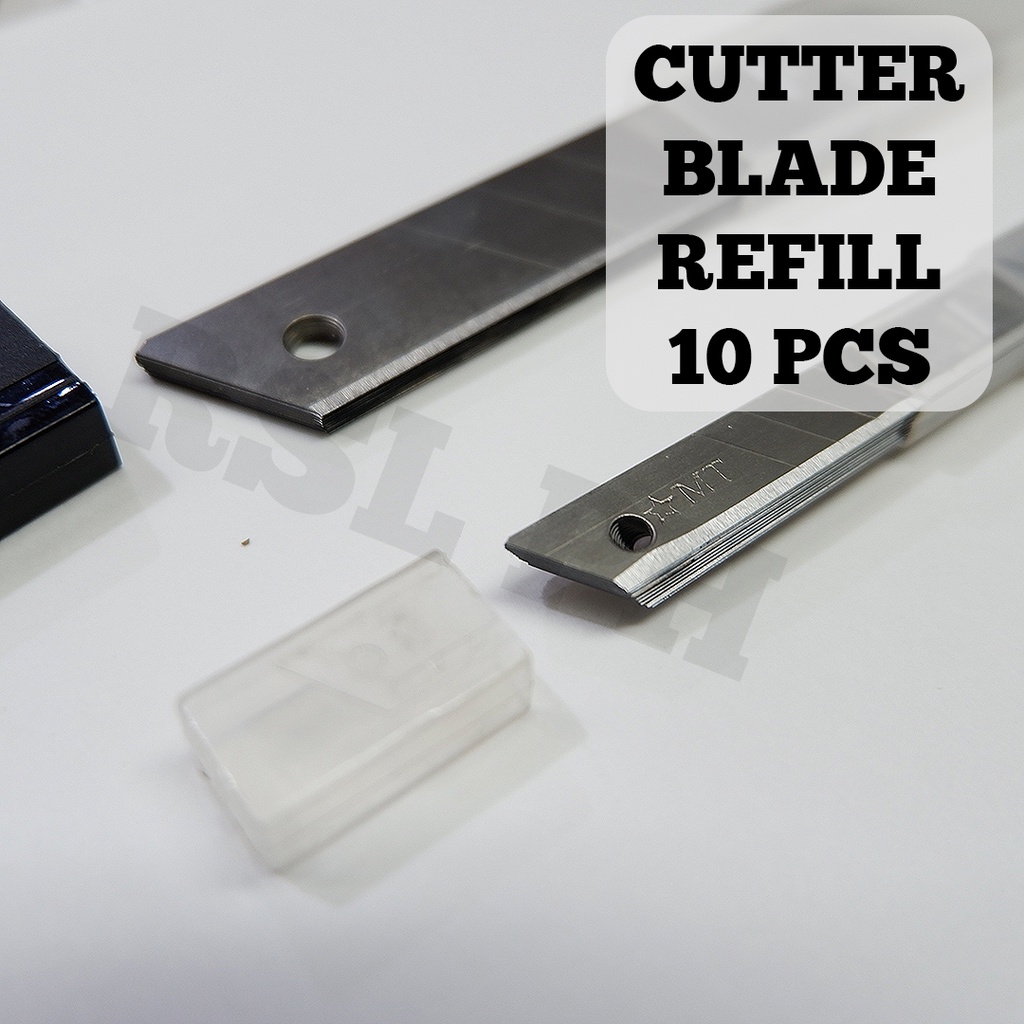 Cutter Blade Refill Replacement 10pcs | Shopee Philippines