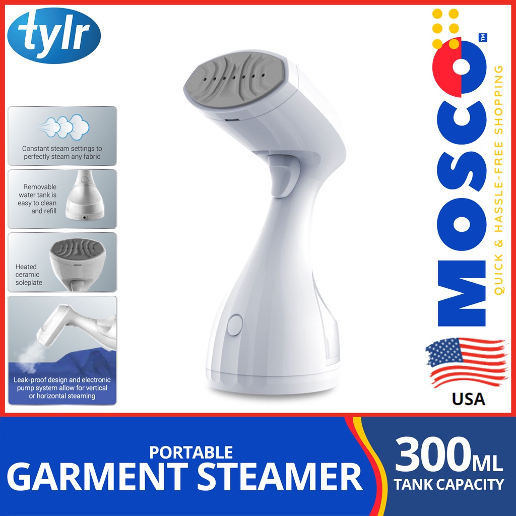 Tylr™ Potable Handheld Garment Steamer | Travel Iron Fabric Cloth ...