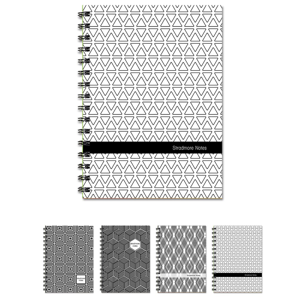 Stradmore Prints Spiral Notebook B&W S18 6 x 8 in (Assorted Only ...