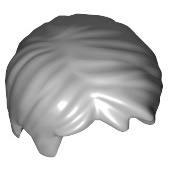 Lego Minifig Hair 62810 Hair Short Tousled with Side Part | Shopee ...