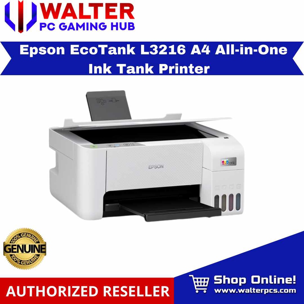 Epson EcoTank L3216 A4 All-in-One Ink Tank Printer | Shopee Philippines