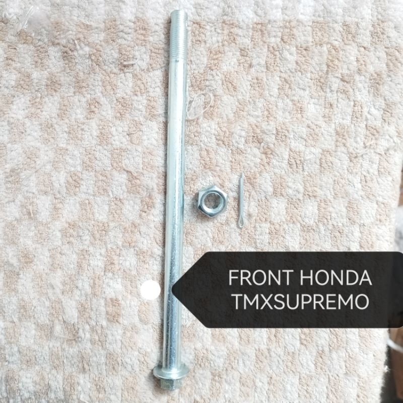 MOTORCYCLE FRONT AXLE FOR HONDA TMX SUPREMO | Shopee Philippines