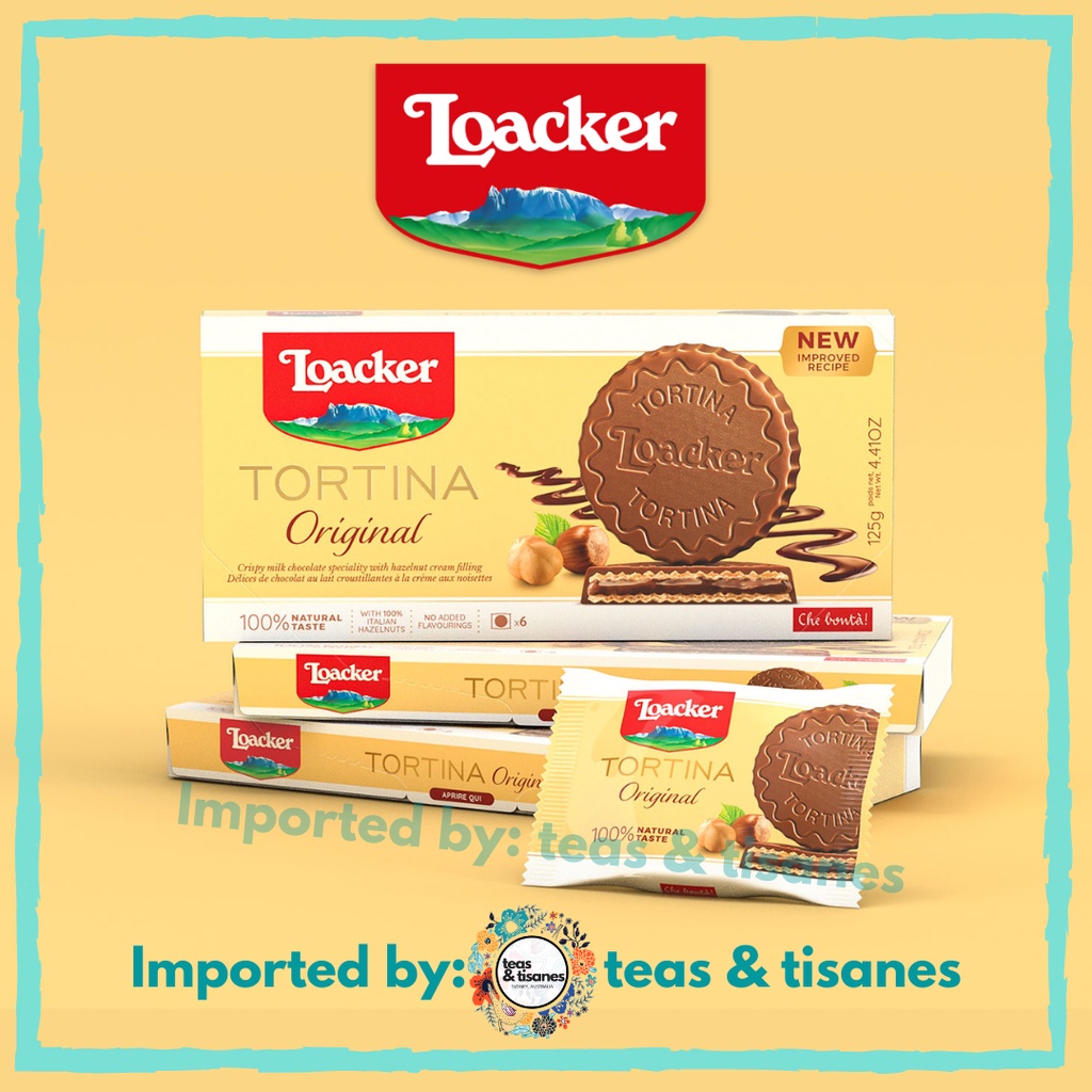LOACKER Australia | TORTINA | Chocolate Wafer Biscuits | 6 pack | 125g ...