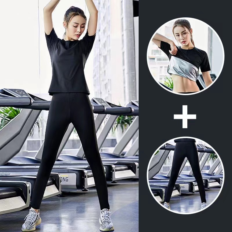 Sauna Suit Fitness Sports Sportswear Sweat Set Yoga Clothes Crazy ...