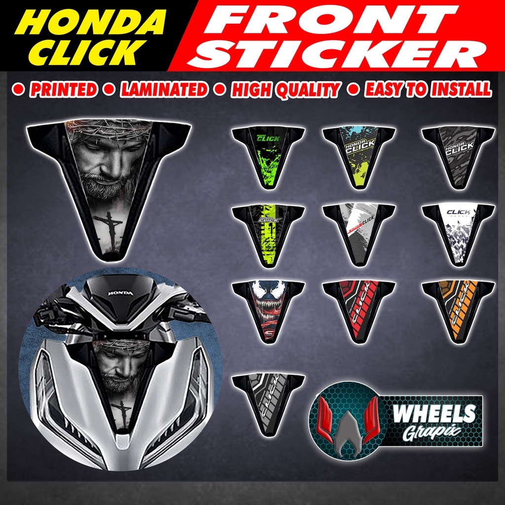 HONDA CLICK FRONT STICKER | Shopee Philippines