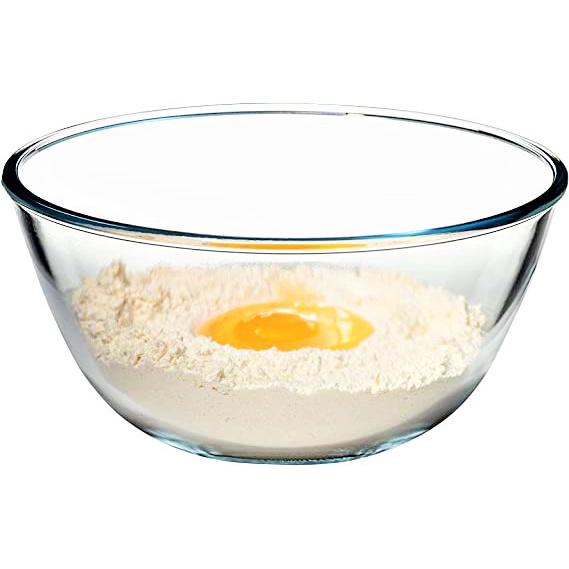 1.8 Liters Clear Glass Bowl/Serving Bowl/Salad Bowl/Mixing Bowl/Chef ...