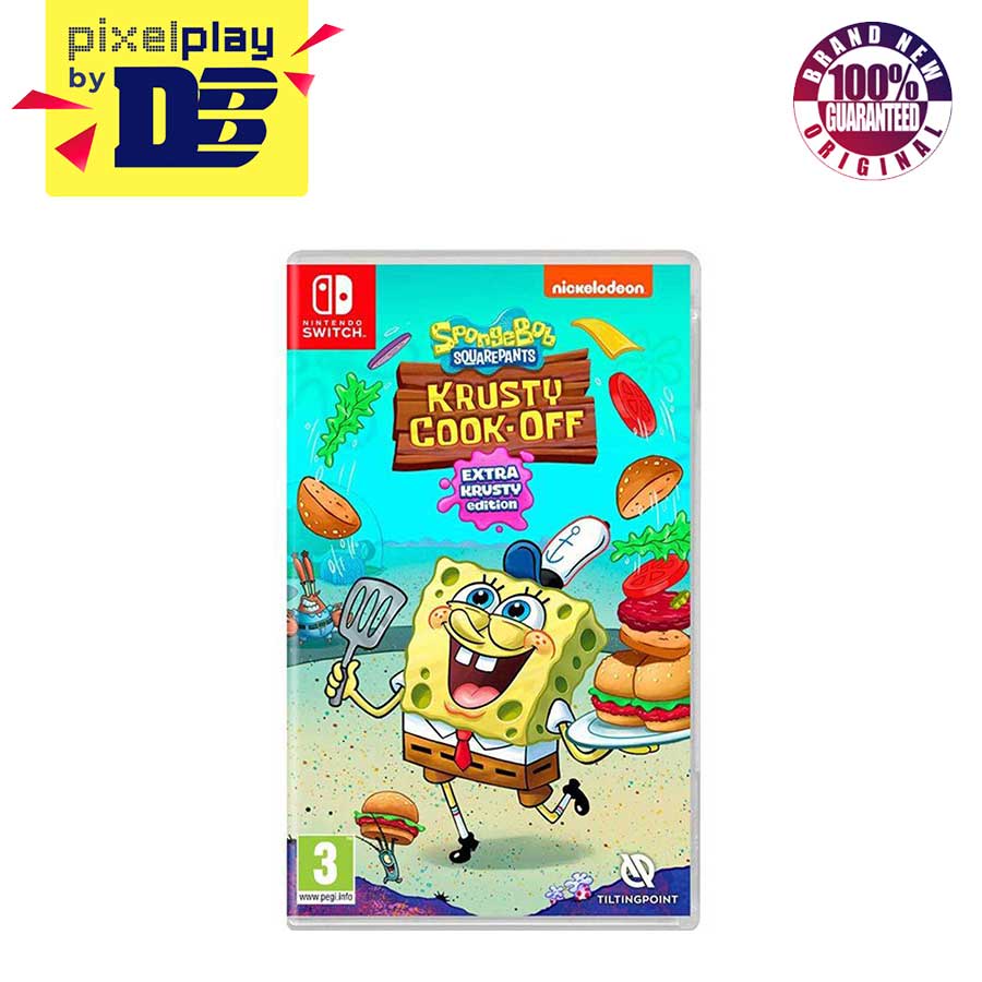 Nintendo Switch Spongebob Krusty Cook-Off Extra Krusty Edition | Shopee ...